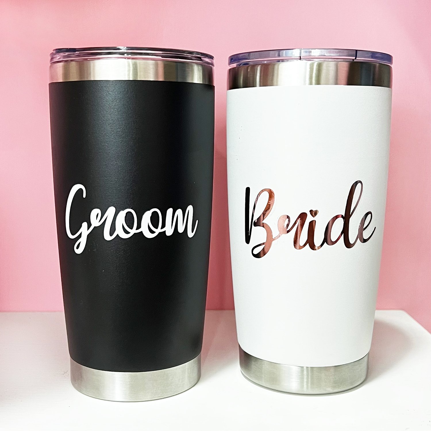 Vasos Tumbler Bride & Groom - BridalShop